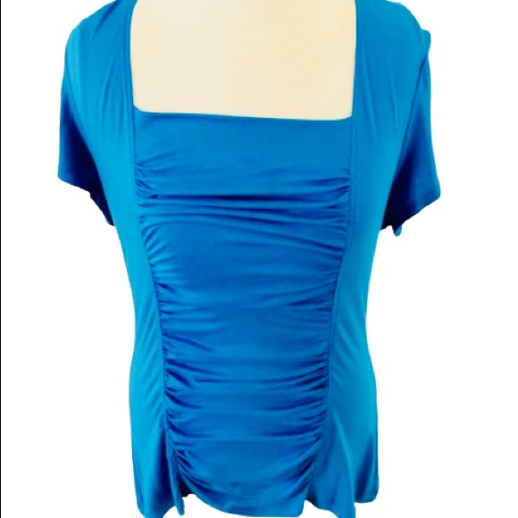 VENUS | Tops | Nwot Ruched Front Panel Square Neck Top | Poshmark